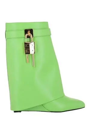 Givenchy Shark Lock Ankle Boots - Green