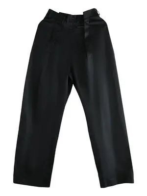 MAISON MARGIELA Pleated Trousers - Black