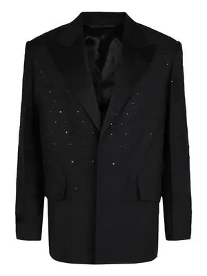 Givenchy Studded Single-breasted Blazer - Black