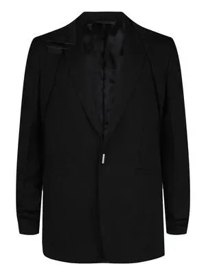 Givenchy Slim Fit Harness Blazer - Black