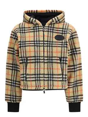 Burberry Fiona Check Jacket - Tan