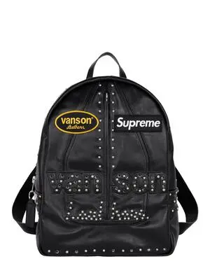 Supreme X Vanson Leathers X B.b. Simon Backpack - Black