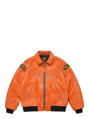 Supreme X Vanson Leathers X B.b. Simon Jacket - Orange