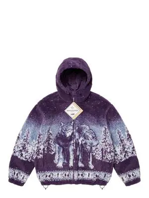 Supreme X B.b. Simon Reversible Hooded Fleece Jacket - Purple