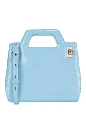 FERRAGAMO Mini Wanda Top Handle Bag - Blue
