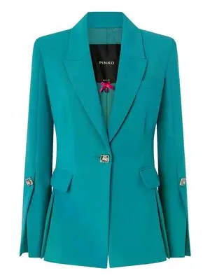 Pinko Single-breasted Jacket - Blue