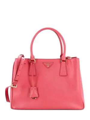 Prada Gardener's Saffiano Leather Medium Tote Bag - Pink