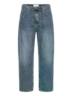 Rag & Bone Phoebe Drawstring Jeans - Blue