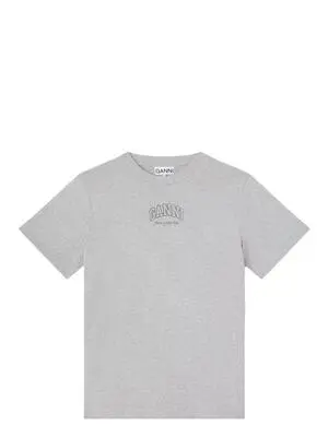 GANNI Logo T-shirt - Grey