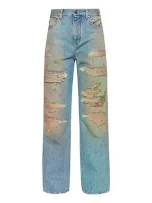 Amiri Distressed Ripped Jeans - Blue