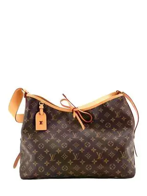 LOUIS VUITTON Carryall Monogram Canvas MM Hobo Bag