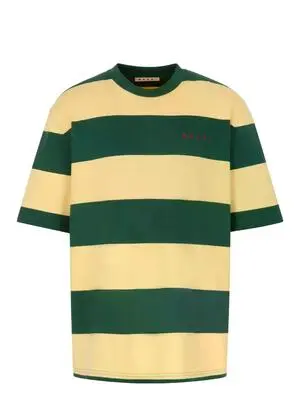 Marni Striped Short-sleeve T-shirt - Green