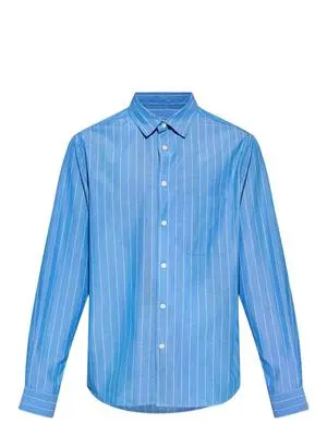 SAMSOE SAMSOE Striped-pattern Shirt - Blue