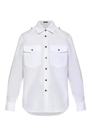 Versace Flap-pocket Buttoned Shirt - White