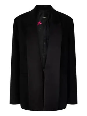 Pinko Shawl-lapel Blazer - Black