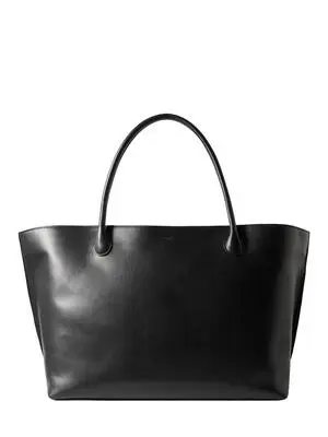 Lié Studio The Eva Weekend Leather Tote - Black