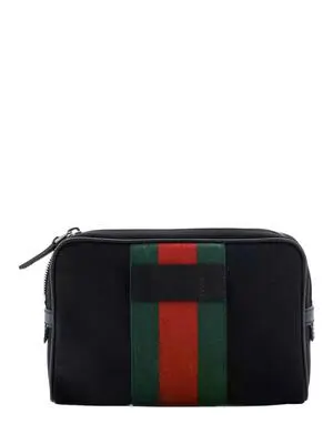 GUCCI Web Zip Around Waist Bag Techno Canvas Belt Bag