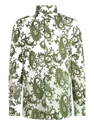 Etro Paisley Cotton Shirt White