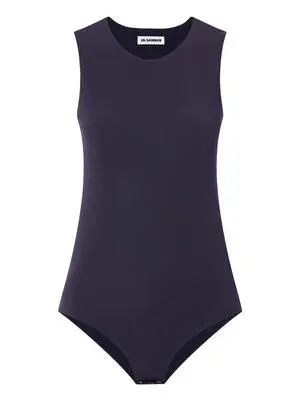 JIL SANDER Stretch-jersey Bodysuit - Blue