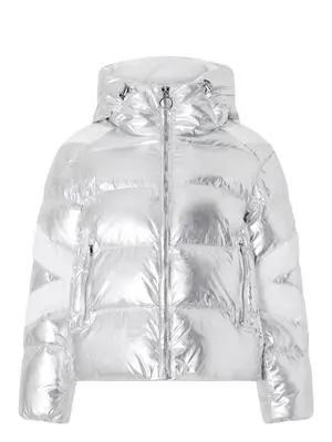 Fusalp Charloy Hooded Quilted Jacket - Silver