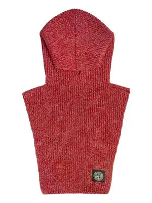 Stone Island Hooded Vest - Red
