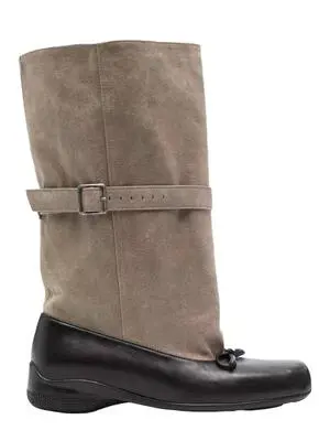 OPEN YY Buckled Ballet Slouchy Boots