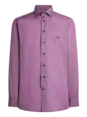 Etro Pegaso-embroidery Shirt - Purple