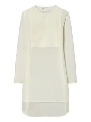 Tory Burch Linen And Silk Tunic - White