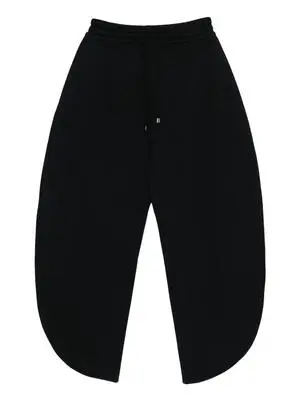 Alaïa Cotton Petal Sweatpants - Black