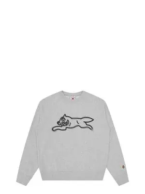 ICECREAM Running Dog Cotton Sweatshirt - Grey