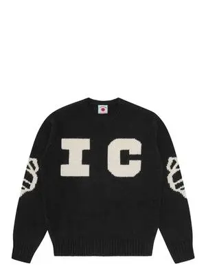 ICECREAM Running Dog Wool Blend Sweater - Black