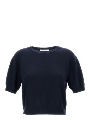 LISA YANG Genevra Cashmere Top - Blue
