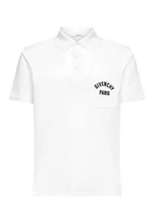 Givenchy Polo Shirt With Pocket - White