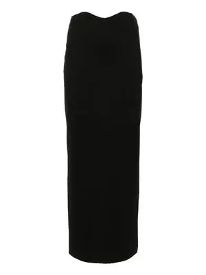 Staud Skirt With Logo - Black