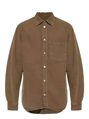 SAMSOE SAMSOE Patch-pocket Shirt - Brown