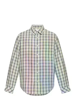 SAMSOE SAMSOE Checked-pattern Shirt - Neutrals