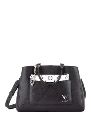 LOUIS VUITTON Marelle Epi Leather Mm Tote Bag - Black