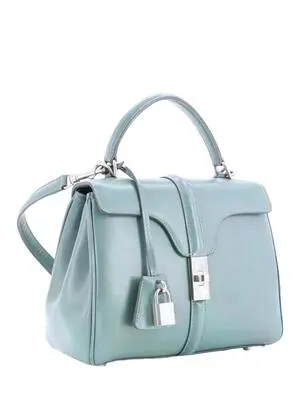 Celine 16 Top Handle Satchel - Green