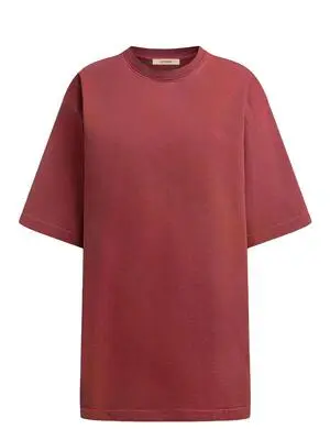 12 STOREEZ Crew-neck T-shirt - Red