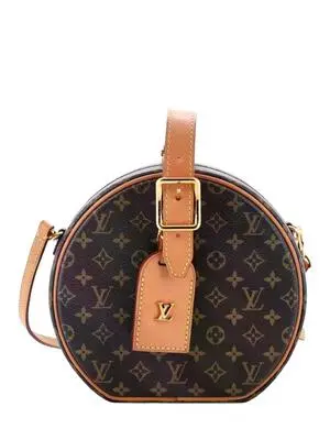 LOUIS VUITTON Petite Boite Chapeau Monogram Crossbody Bag - Brown