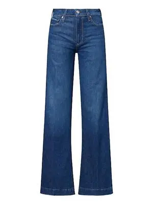 Paige Leenah Wide-leg Stretch-denim Jeans - Frevo
