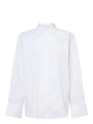 Good American Oversized Cotton-blend Shirt - White001