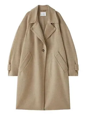 JOSEPH Franco Double-face Wool And Cashmere-blend Coat - Powder Melange