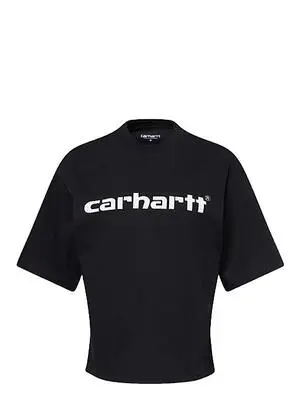 Carhartt Work In Progress Archive Script Logo-print Cotton T-shirt - Black