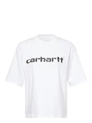 Carhartt Work In Progress Archive Script Logo-print Cotton T-shirt - White