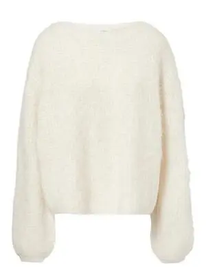 Dissh Round-neck Stretch-wool Blend Jumper - Ivory