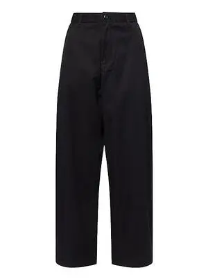 Carhartt Work In Progress Cotton-twill Relaxed-fit Trousers - Black