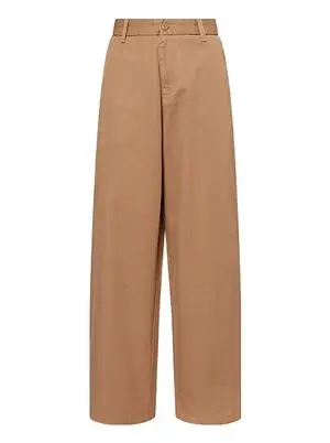 Carhartt Work In Progress Relaxed-fit Straight-leg Cotton-twill Trousers - Peanut