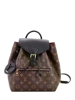 LOUIS VUITTON Montsouris Pm Backpack Monogram Canvas And Leather - Brown