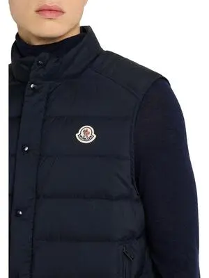 Moncler Barthe Down Vest - Navy